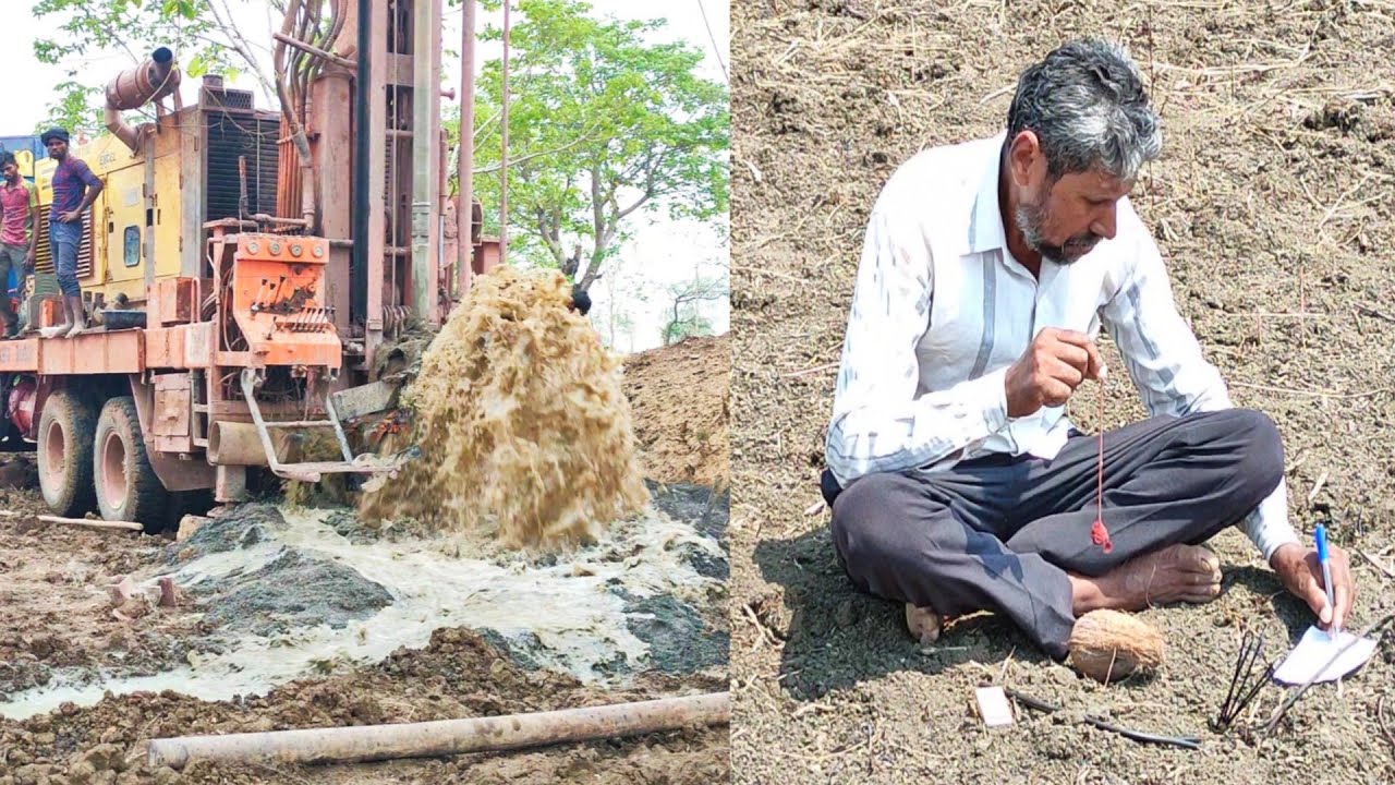 Borewell Drilling - 5 Inch water journey 200 Feet Deep Boring | New ...