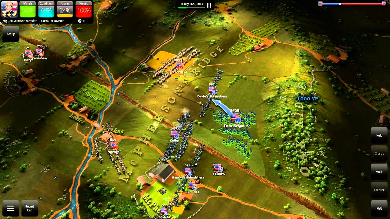Ultimate General: Gettysburg - Buford's Fight and the Black Hats ...