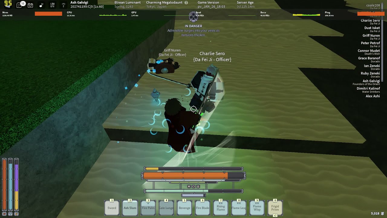 Deepwoken Ash Slam 1 vs 6 But u killed all this time :) - YouTube