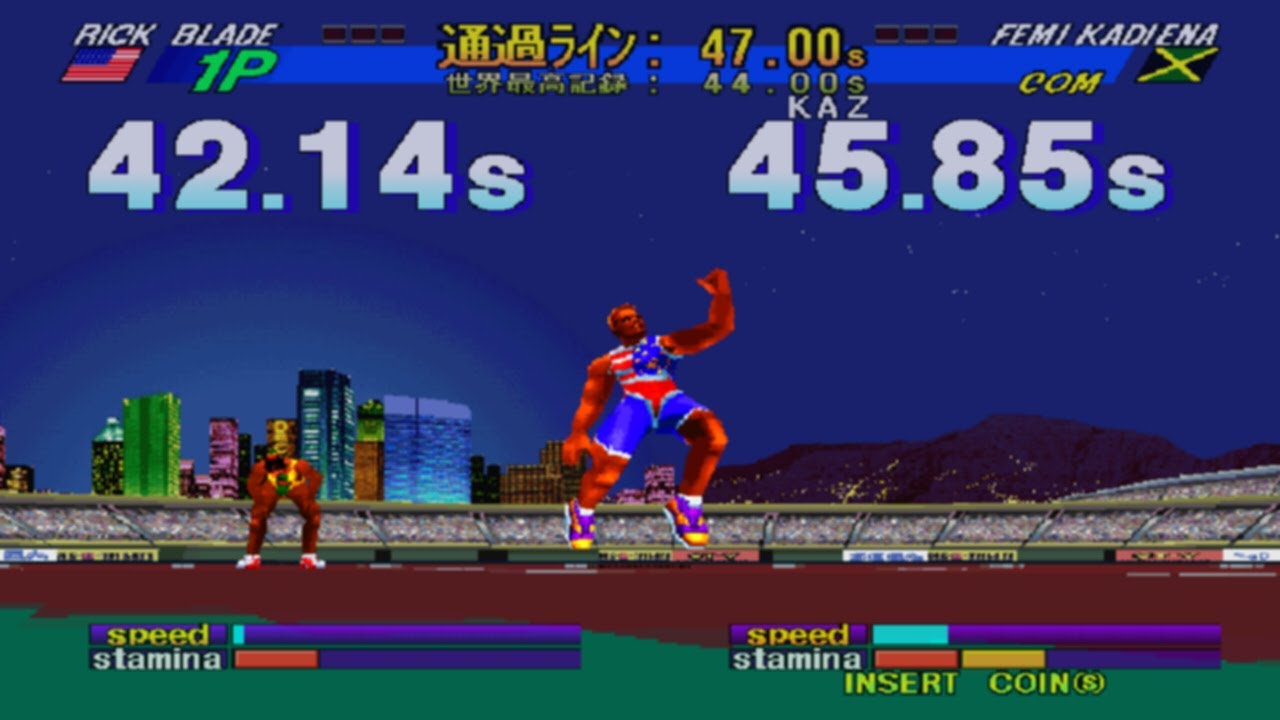 Decathlete (デカスリート) - Arcade (Sega Titan Video (ST-V)) - Rick Blade ...