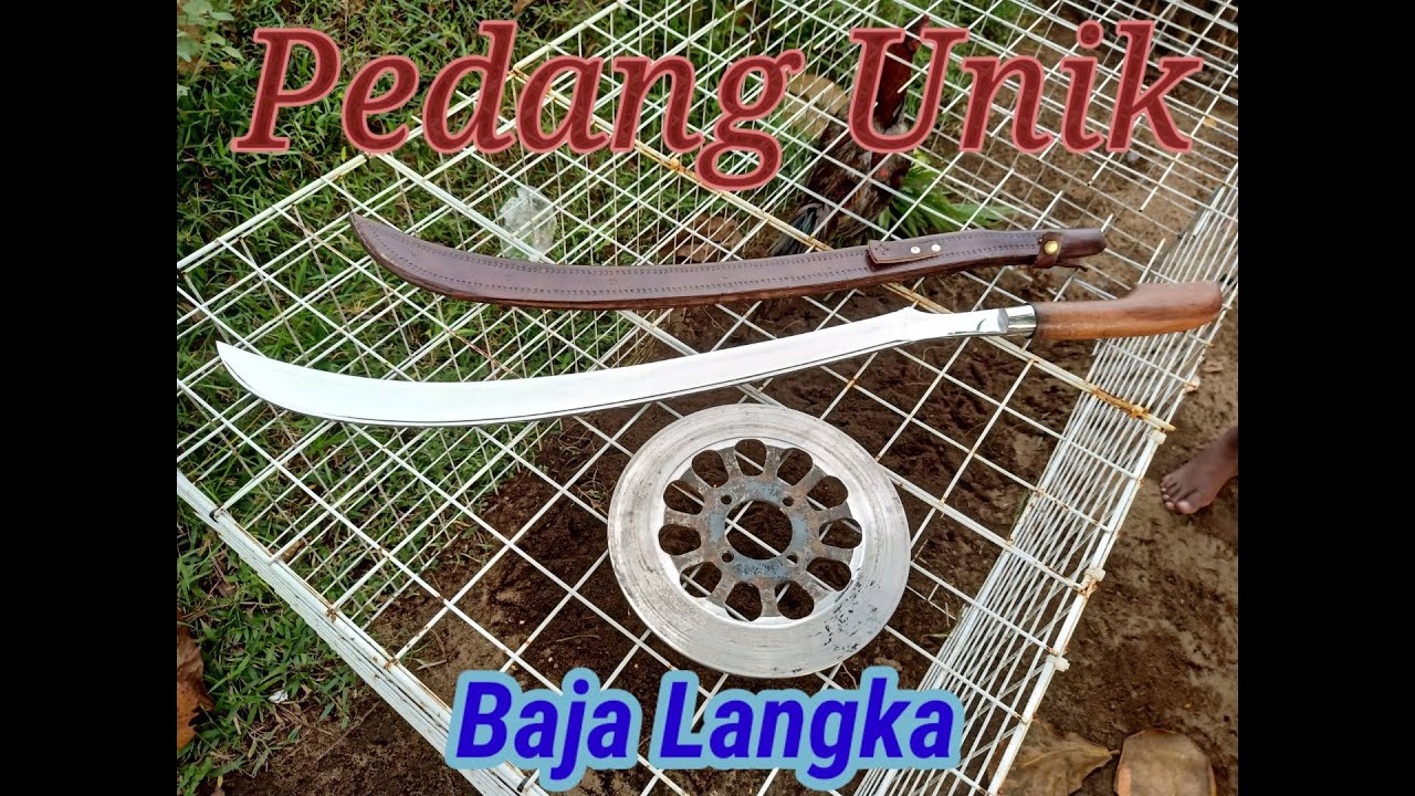Membuat Pedang Model Unik Dari Baja Yang Sudah Langka - YouTube