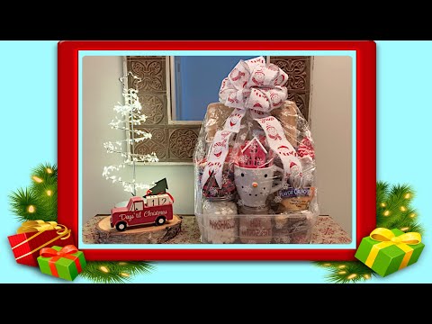 See What’s Inside This Hot Chocolate Themed Gift Basket! I Wanted To keep It For Myself!😳🎄⛄️❄️