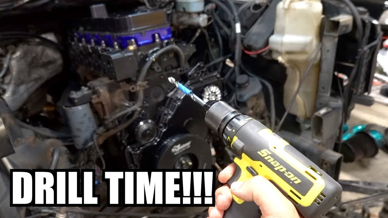 DRILLING INTO MY 6.7 CUMMINS CRANKSHAFT!!! THIS IS WHY!!! - YouTube