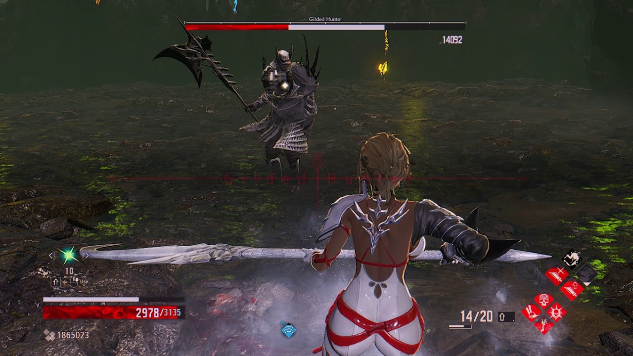 Code Vein Executioner's scythe vs Gilded hunter - YouTube