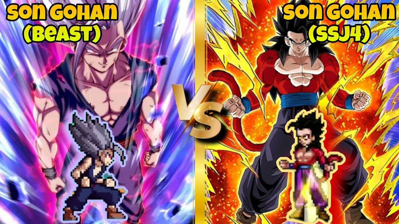 Jump Force MUGEN - Son Gohan (Beast) vs Son Gohan (SSJ4) - YouTube