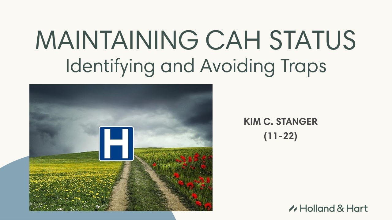 Maintaining CAH Status: Identifying and Avoiding Traps - YouTube