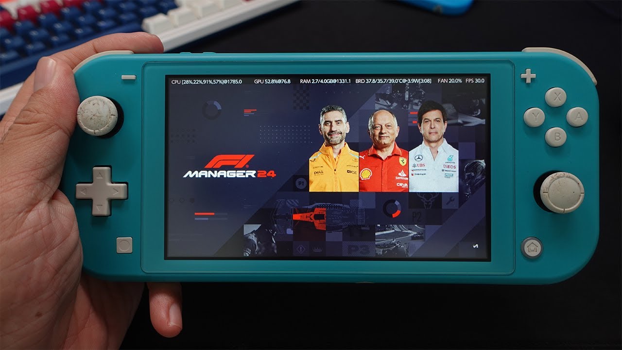F1 Manager 2024 On Nintendo Switch Lite - YouTube