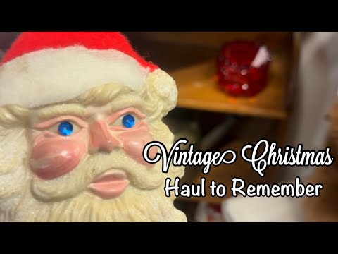 ANTIQUE SHOPS DAY AFTER HALLOWEEN *AMAZING VINTAGE CHRISTMAS HAUL *