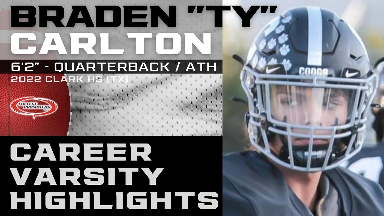 2022 Braden " Ty" Carlton | 6'2" - QB/ATH | Varsity Highlights - YouTube