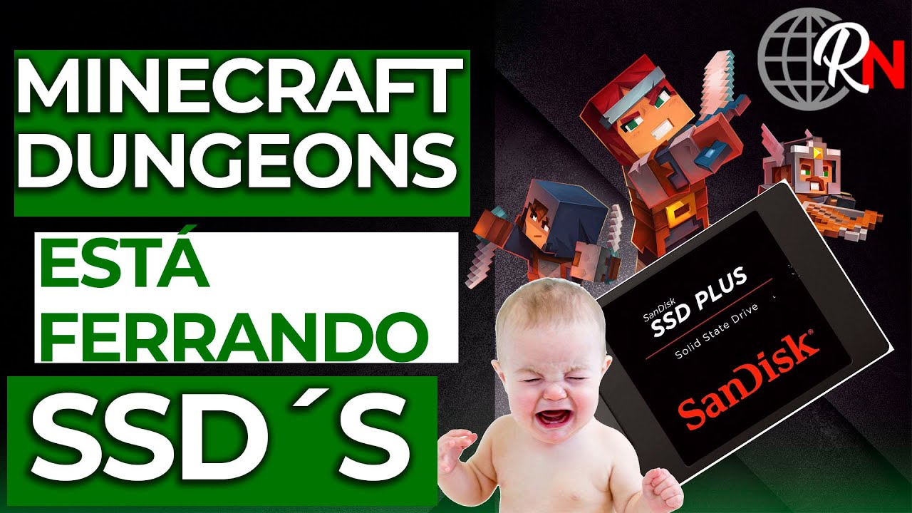 VOCÊ PODE PERDER SEU SSD!!! MINECRAFT DUNGEONS está APAGANDO dados do SSD de alguns usuários ...