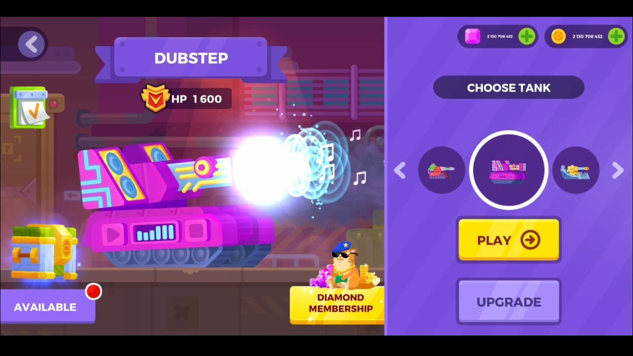 DUBSTEP Tank || TANK STARS Mod gameplay - YouTube