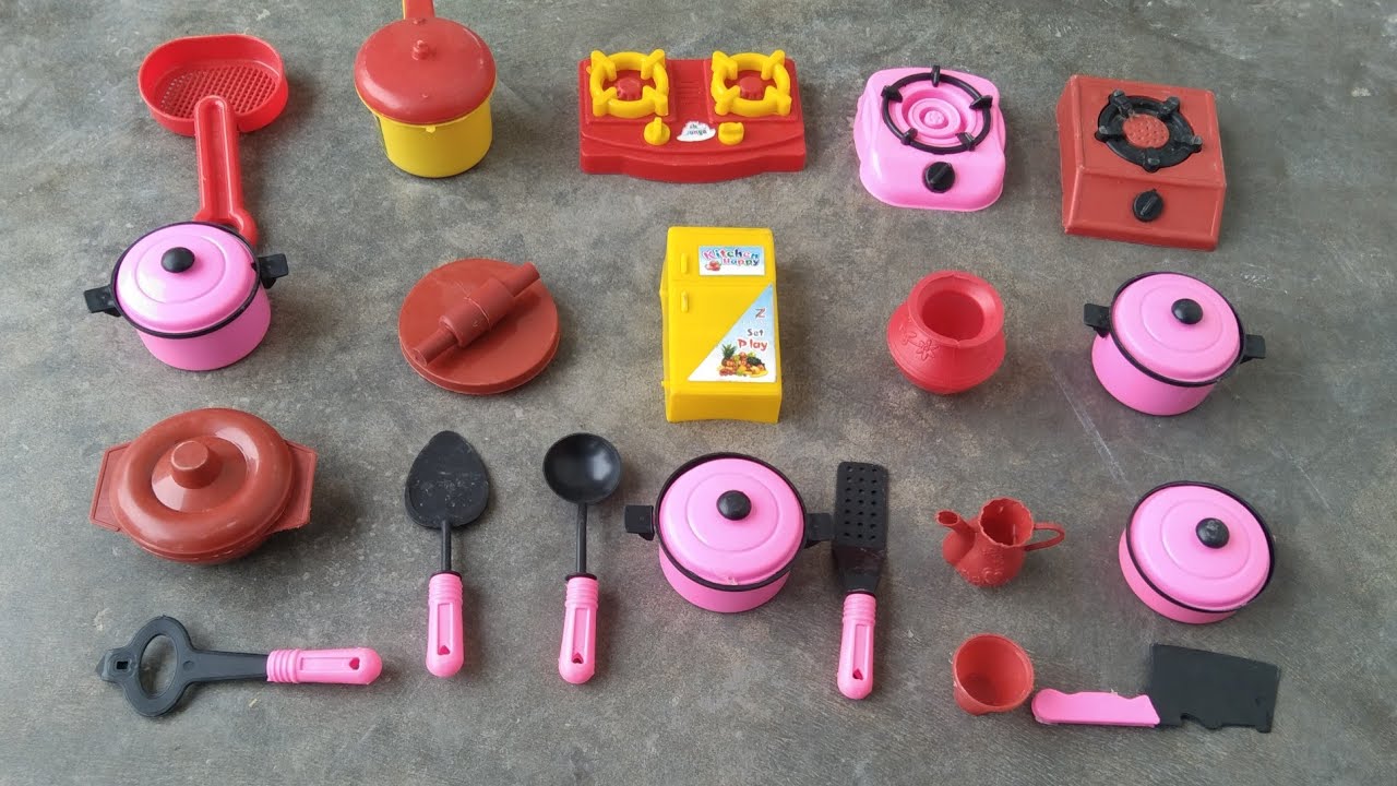 Mini Kitchen Set ||Mini Kitchen Cooking||Unboxing Mini Kitchen set ...