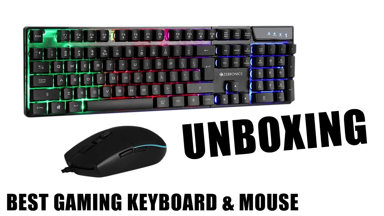 Best Gaming Keyboard Mouse Combo | Unboxing - YouTube