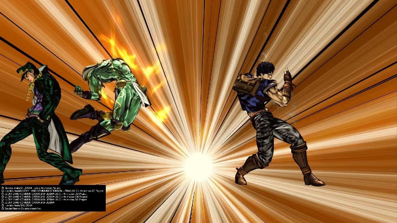 JoJo's Bizarre Adventure: All-Star Battle R Jonathan and Jotaro clash ...