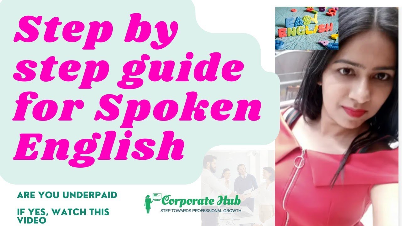 Step by Step guide for Spoken English - YouTube