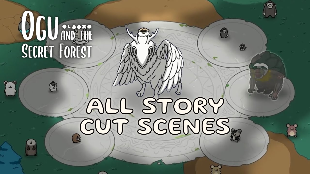 Ogu and the secret forest - All story cut scenes - The adventure of Ogu ...