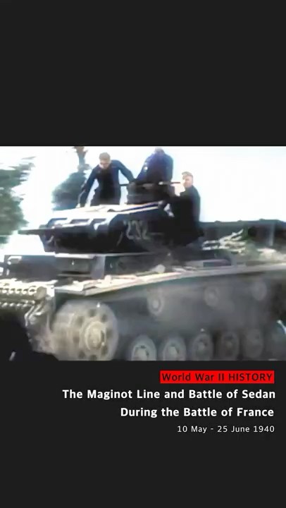 French Maginot Line and the Battle of Sedan, German invasion of France ...