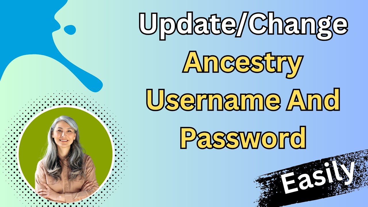 How To Update Ancestry Username And Password? | Change Ancestry ...