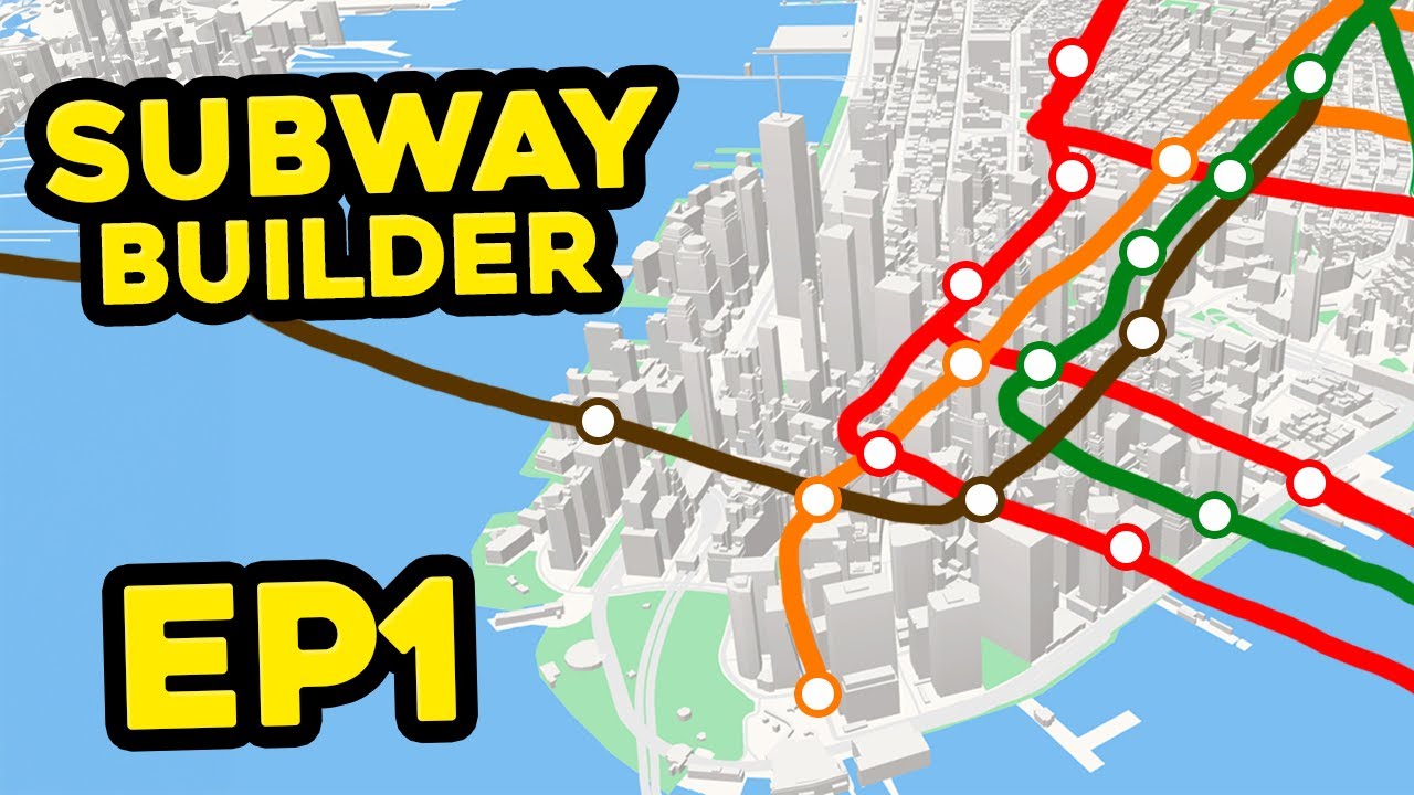 Building a NEW SUBWAY COMPANY in New York - Subway Builder #1 - YouTube