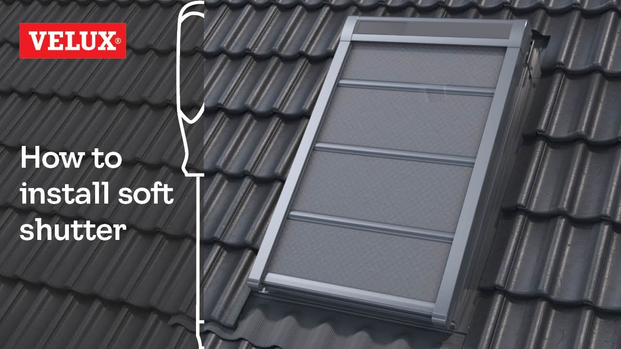 VELUX | How to install and operate a soft shutter or a solar awning ...