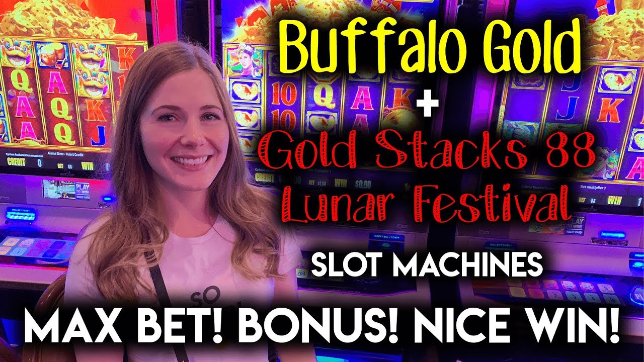 Buffalo GOLD and GOLD Stacks! Lunar Festival! Slot Machine! $8.80/Spin ...