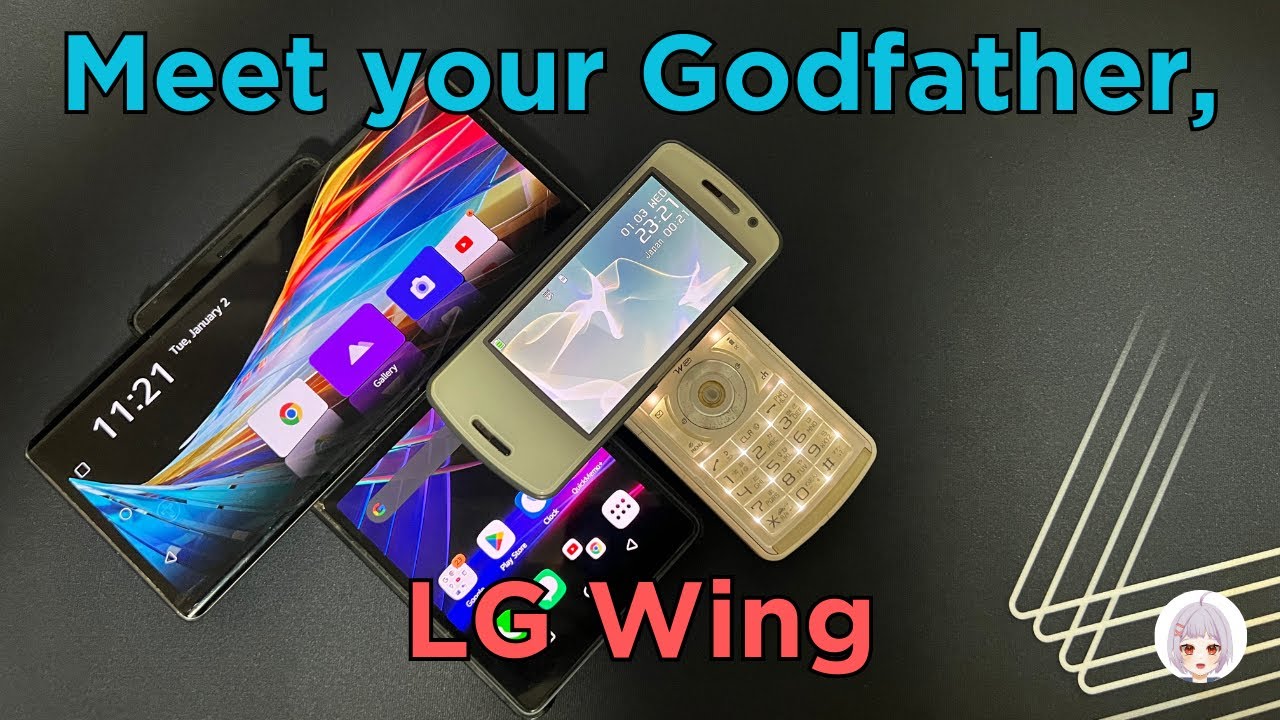 This phone is the LG Wing's Godfather! NEC N 01A from 2008, Japan - YouTube