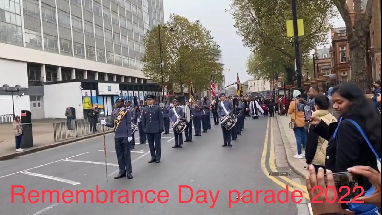 Remembrance Day parade in East Ham London on 13-11-2022 - YouTube