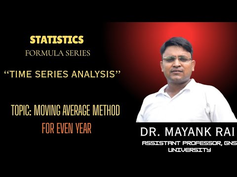 Time Series Analysis || INDEX NUMBER: MOVING AVERAGE METHOD - YouTube