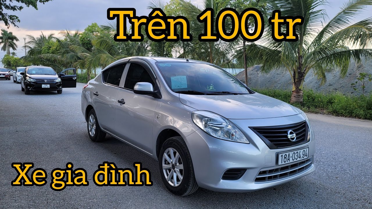 Nissan sunny xe gia đình phom mới chỉ hơn 100 tr tại chợ xe Hùng Bá ô ...