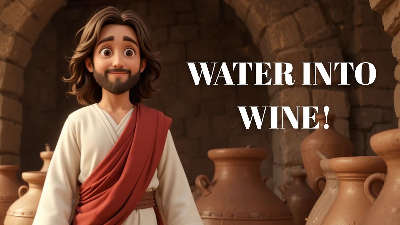 Jesus Turns Water into Wine | First miracle of Jesus | Wedding of Cana ...
