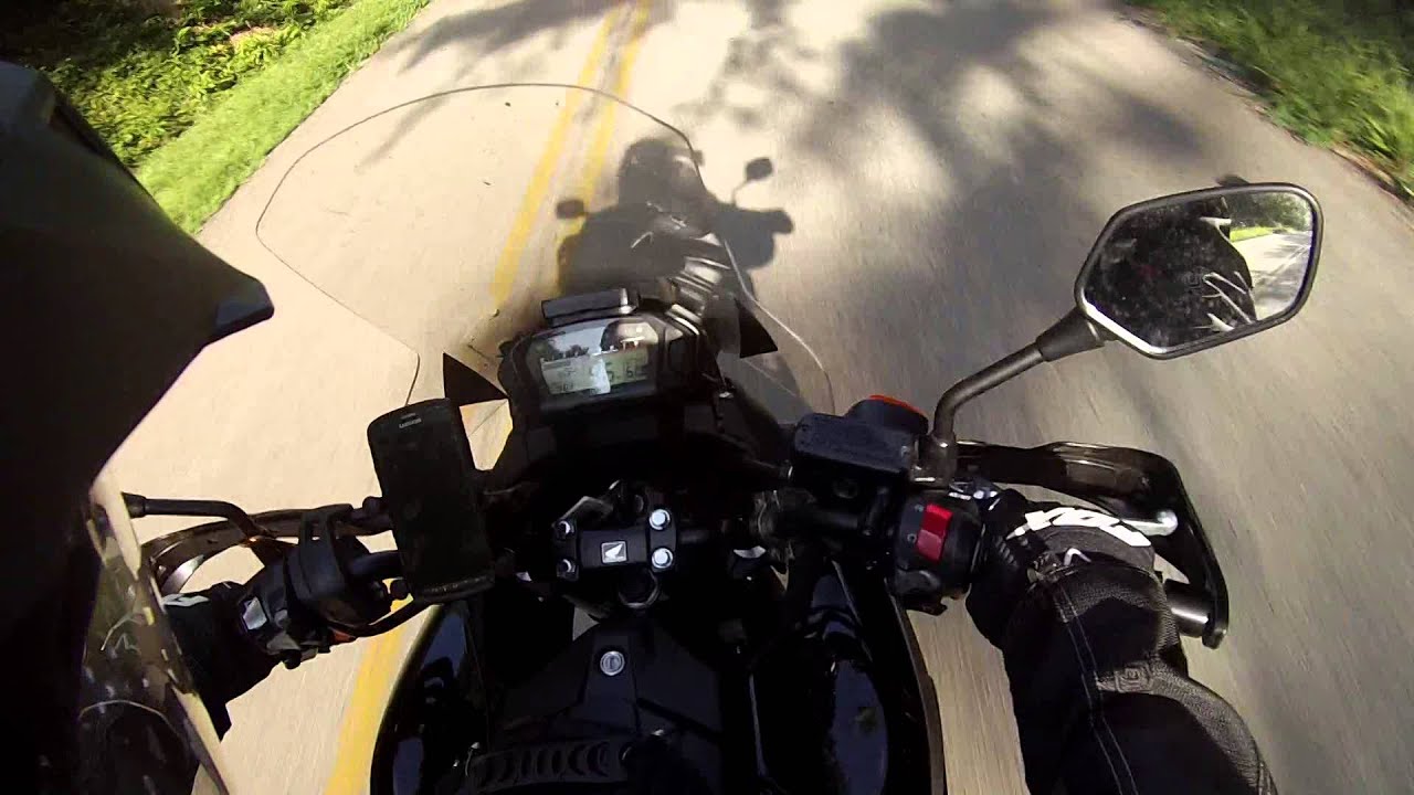 Up Nimblewill Gap Rd on Honda NC700XD with TVPhD on his CRF250L ...