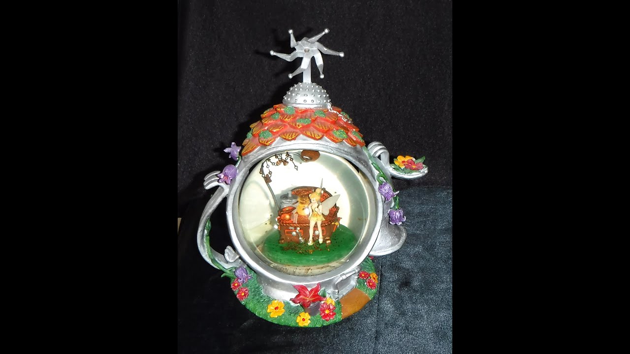 2007 Disney Fairies Tinker Bell's Workshop Snow Globe Department 56 ...