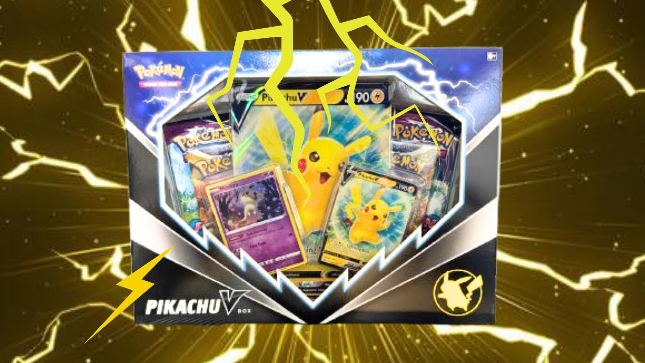 Opening Pikachu V Box! - YouTube