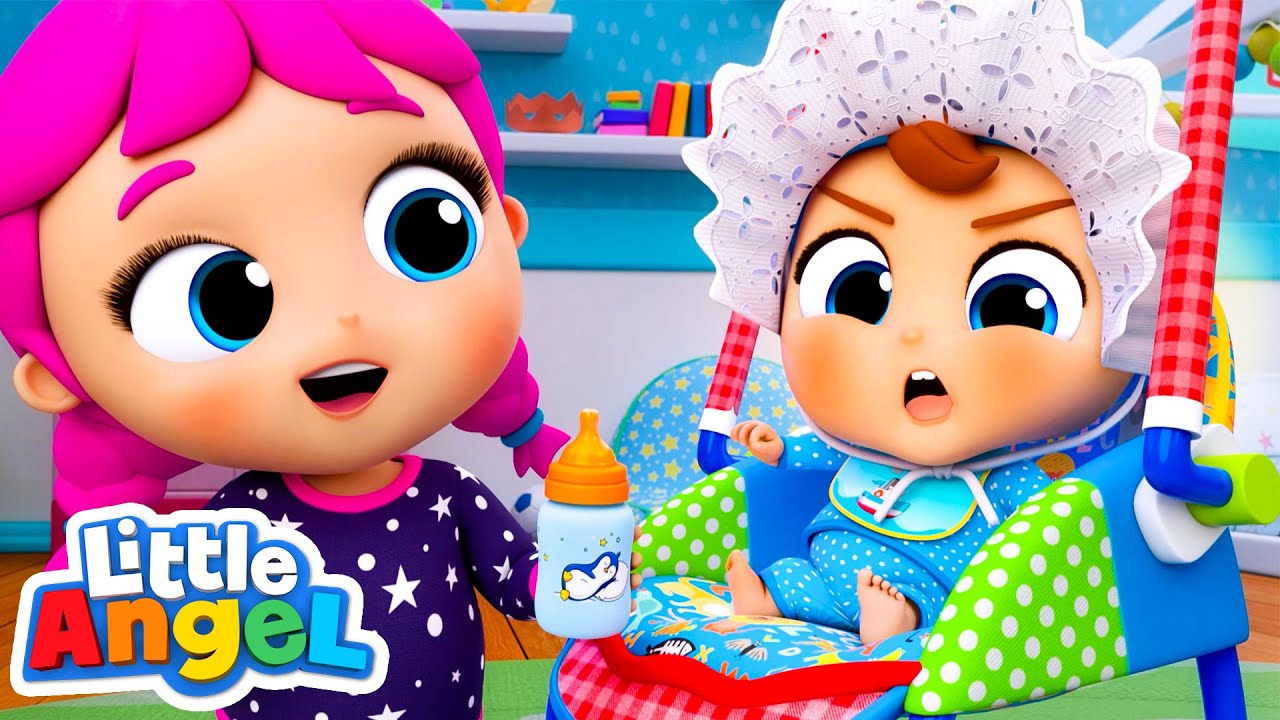 Rock-a-bye-Baby | Nursery Rhymes for kids - Little Angel - YouTube