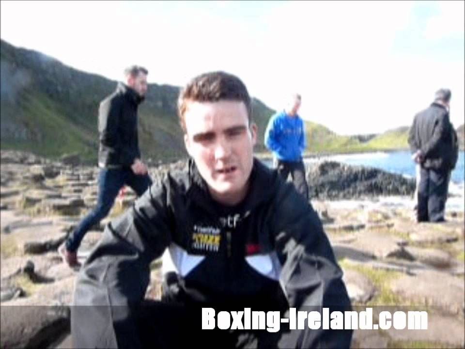Simon O'Donnell at Prizefighter photo shoot on Giants Causeway - YouTube