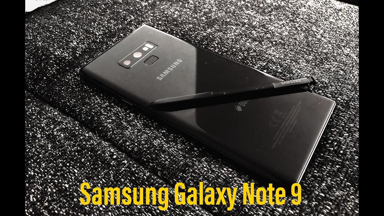Samsung Galaxy Note 9 - Unboxing & Erster Eindruck - YouTube