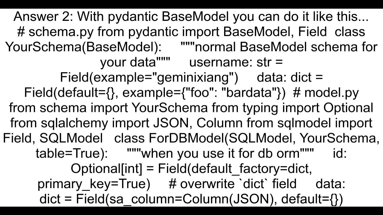 How to use JSON columns with SQLModel - YouTube