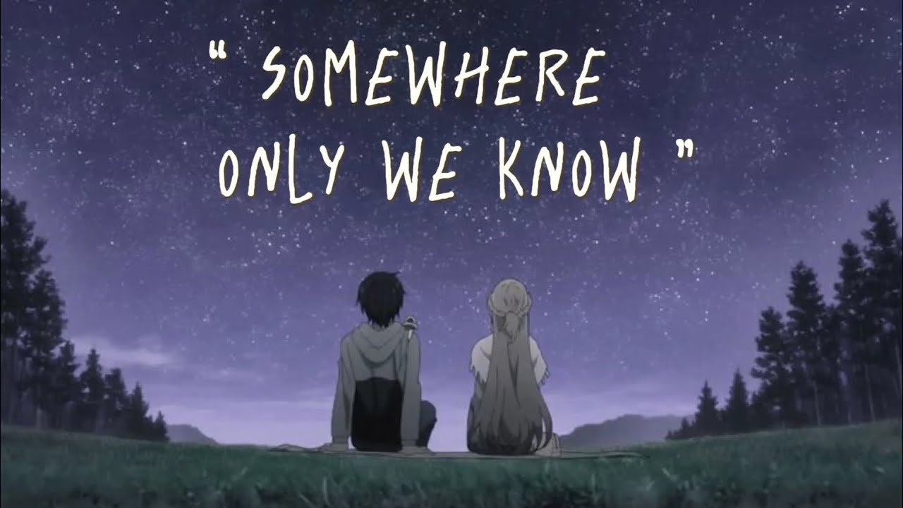 Somewhere Only We Know - Cover Rhianne (Lyrics) - YouTube