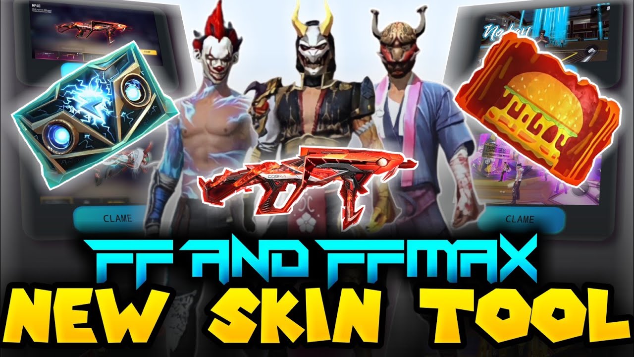Free Fire New Skin Tool | FF Max Vip Glitch Pack File | Skin Tool Pro ...