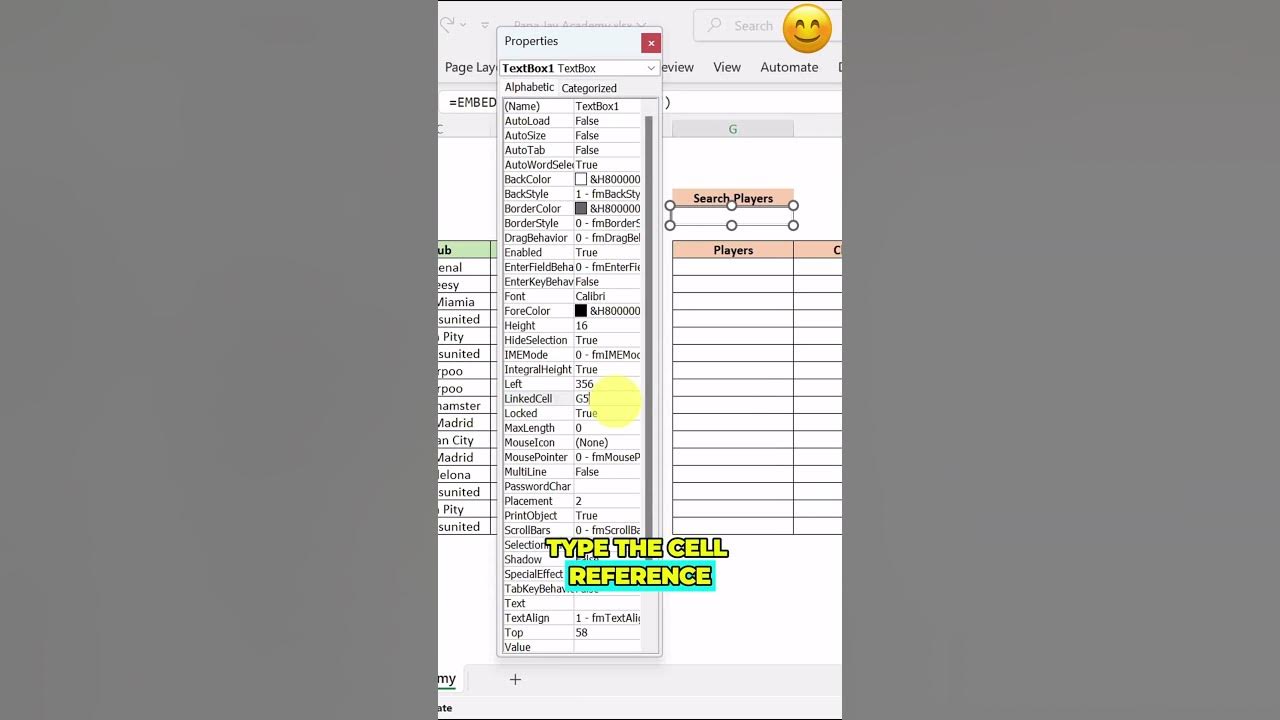 Create dynamic search bar like a pro #excel #exceltips #shorts - YouTube