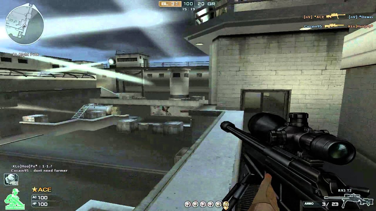 Prison sniper match crossfire - YouTube