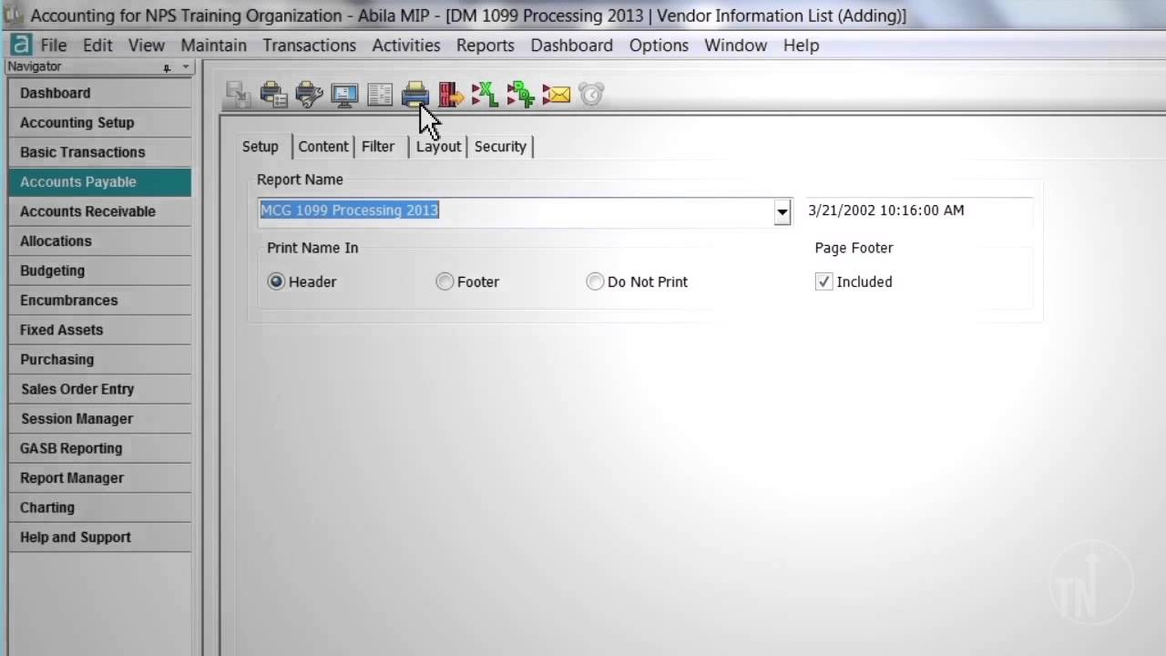 Free MIP Fund Accounting® 1099 Processing Training Video! - YouTube