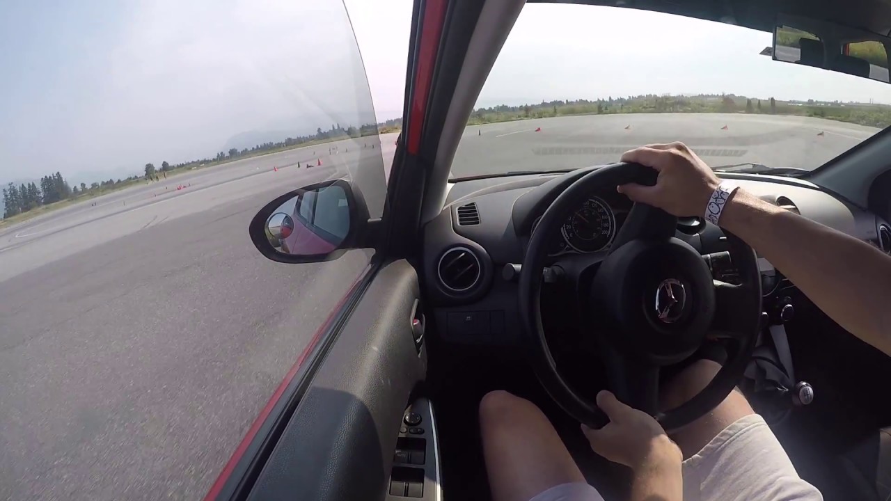 Stock Mazda2 Autocross - YouTube