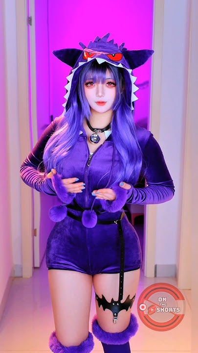 Gengar Cute Boing Boing 😍😂 Pokemon Cosplay #shorts - YouTube