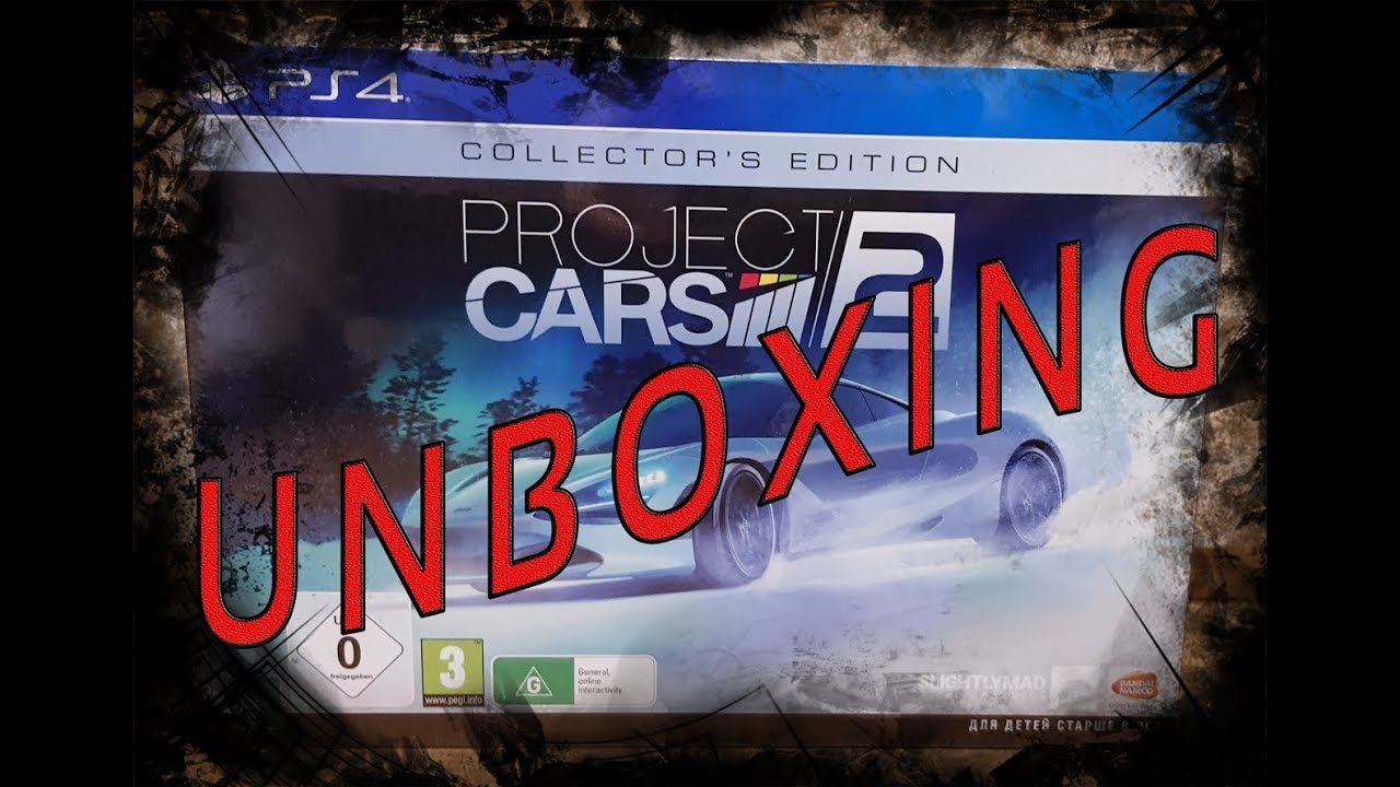 UNBOXING Project Cars 2 - Collectors Edition - Edycja Kolekcjonerska ...