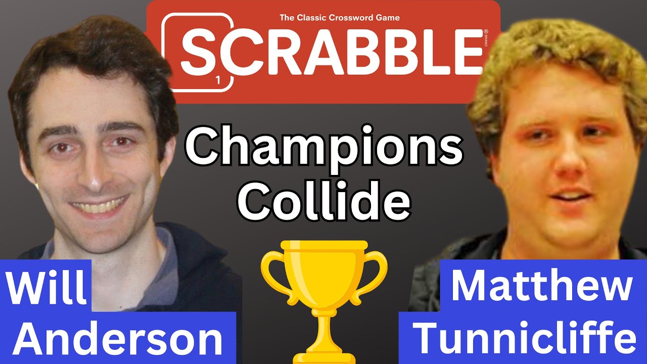 US Scrabble Champ Will vs US Scrabble Champ Matthew - YouTube