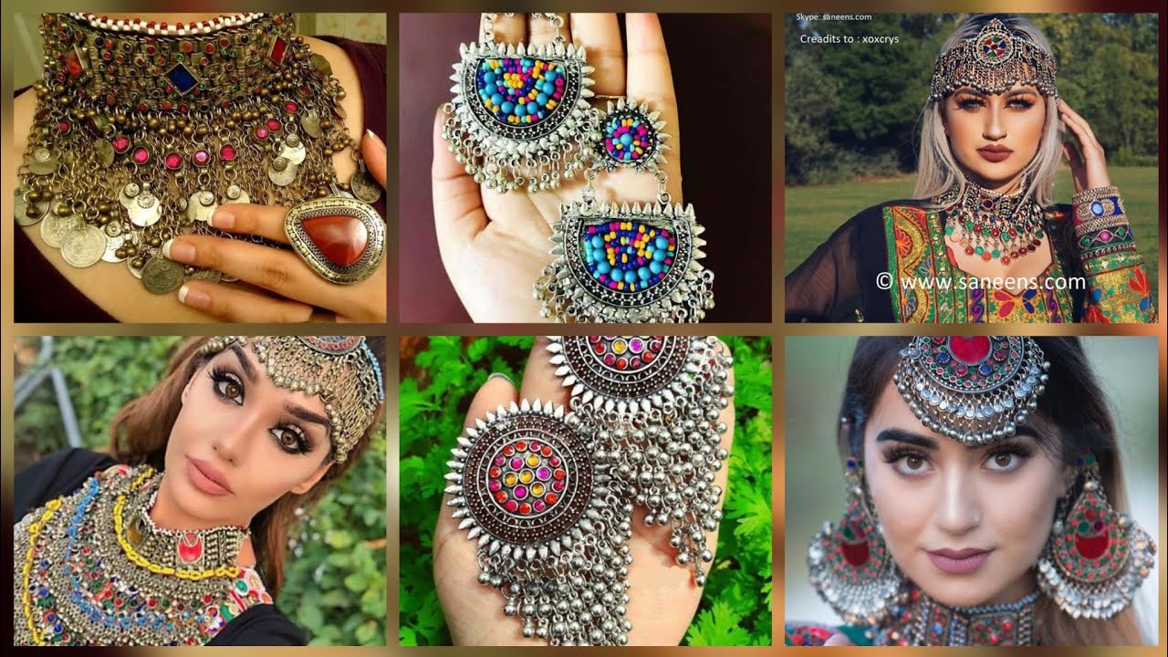 Afghanistan jewellery sets desings/latest afghani jewellery/afghani ...