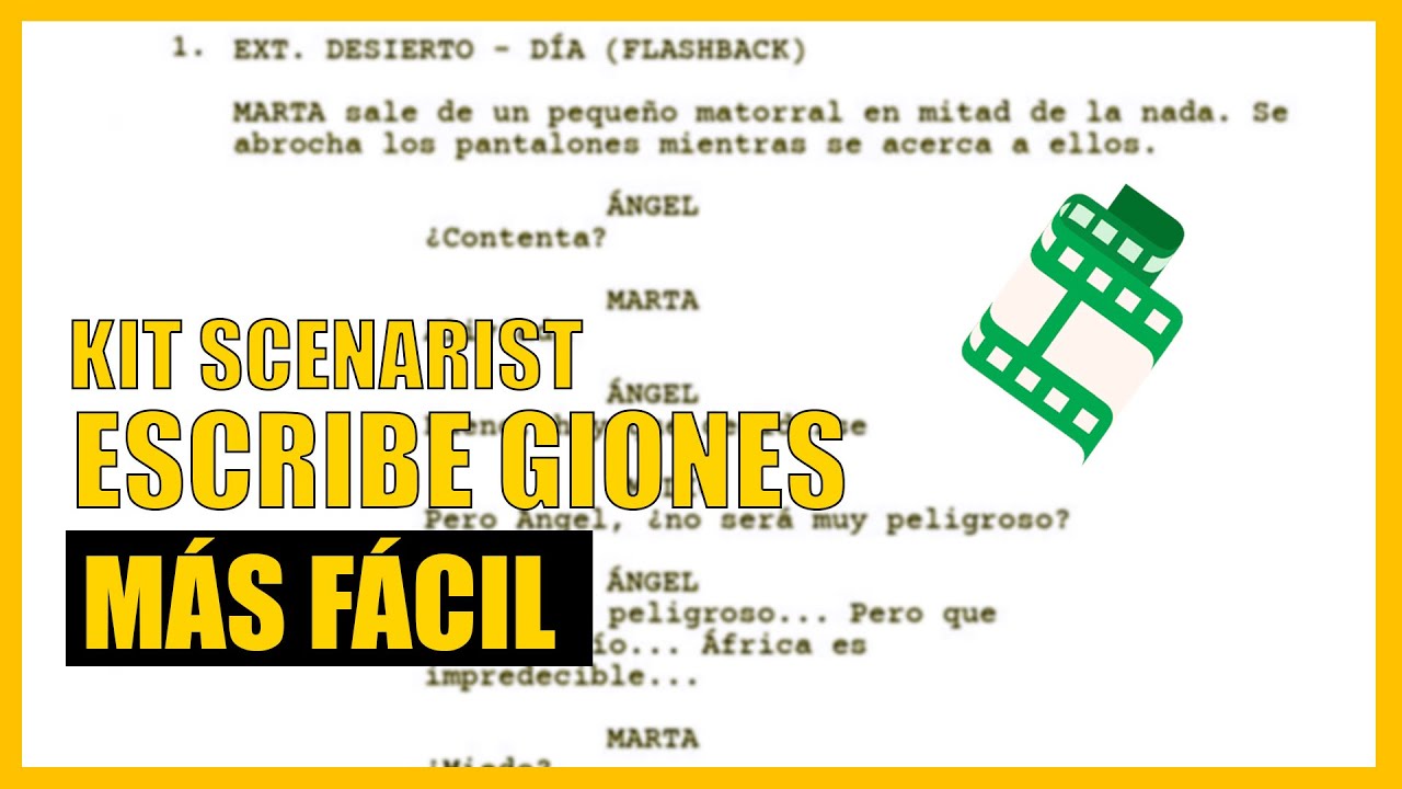 KIT SCENARIST Aplicación para ESCRITURA DE GUIONES GRATUITA (por el ...