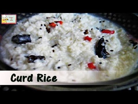 Simple & Easy to Make Curd Rice - YouTube