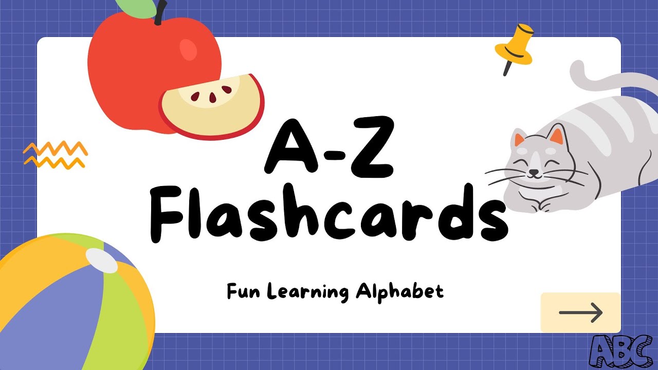 A-Z Flash Cards for Toddlers | Fun Learning Alphabet with Animation! 🧩 ...